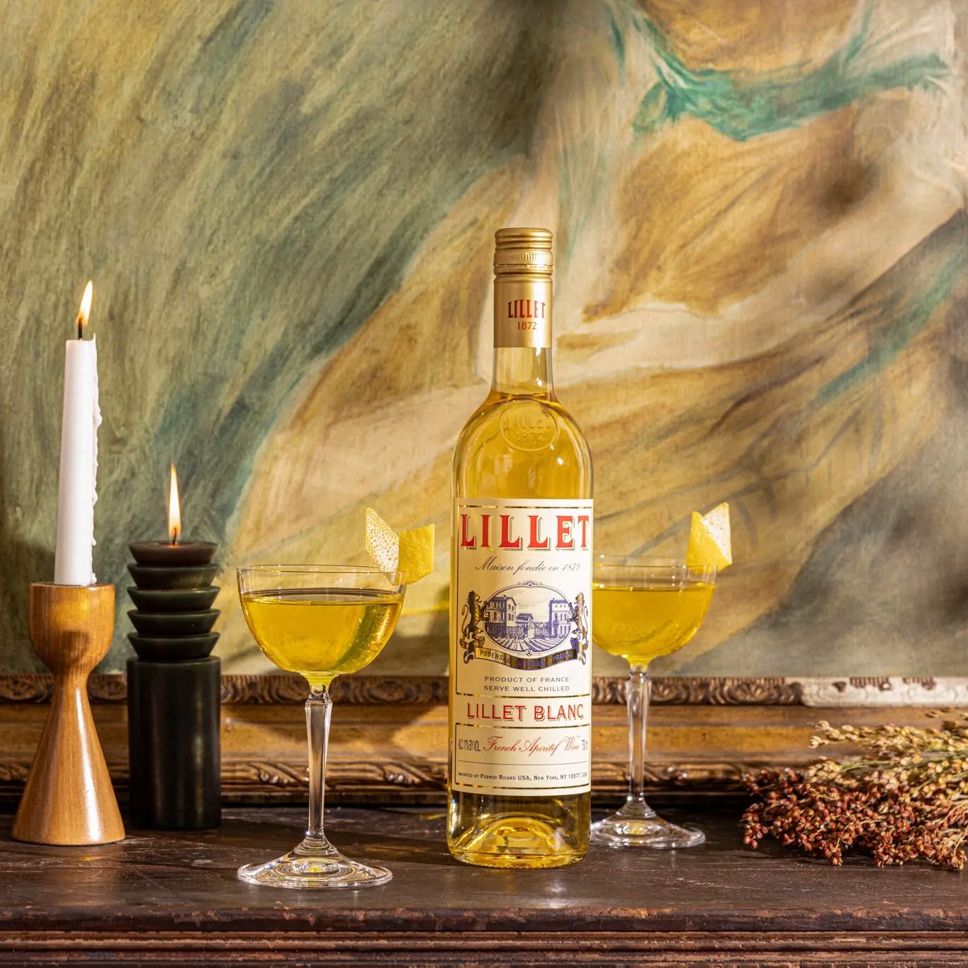 Alaska Aperitif : a special drink with Lillet, Suze and Beefeater Gin.